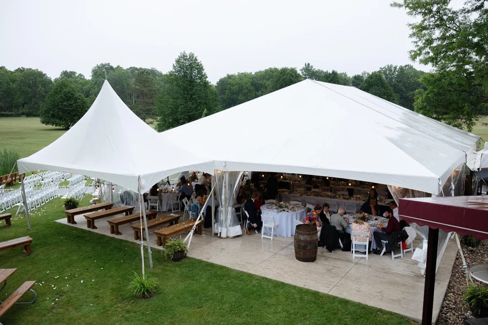 Dinner Tent | Sutton Barn Weddings