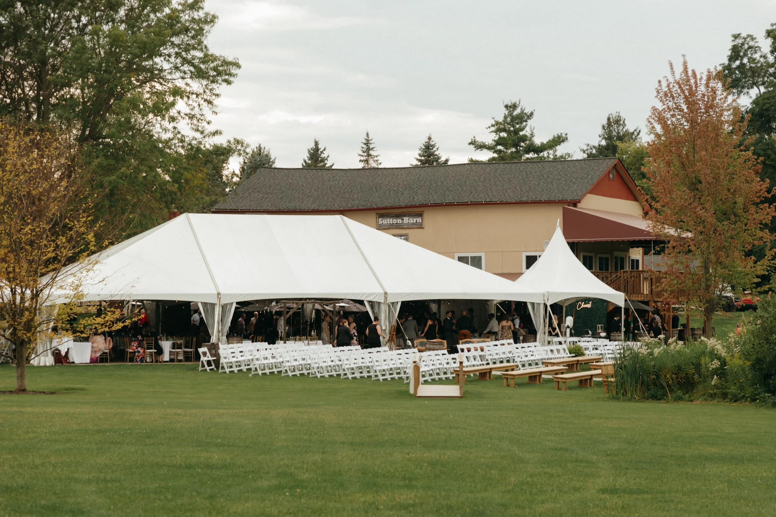 Dinner Tent | Sutton Barn Weddings