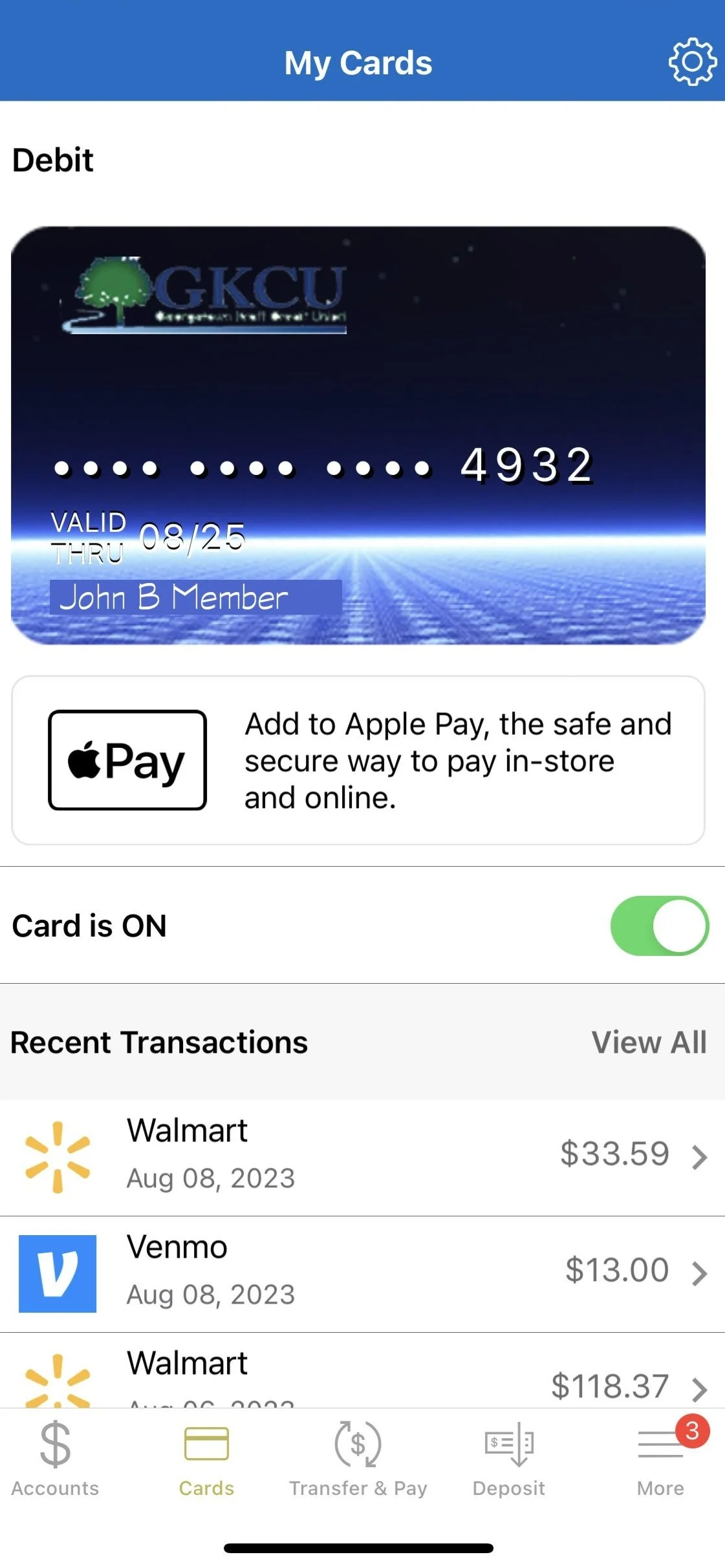 Card Hub | Georgetown Kraft Credit Union
