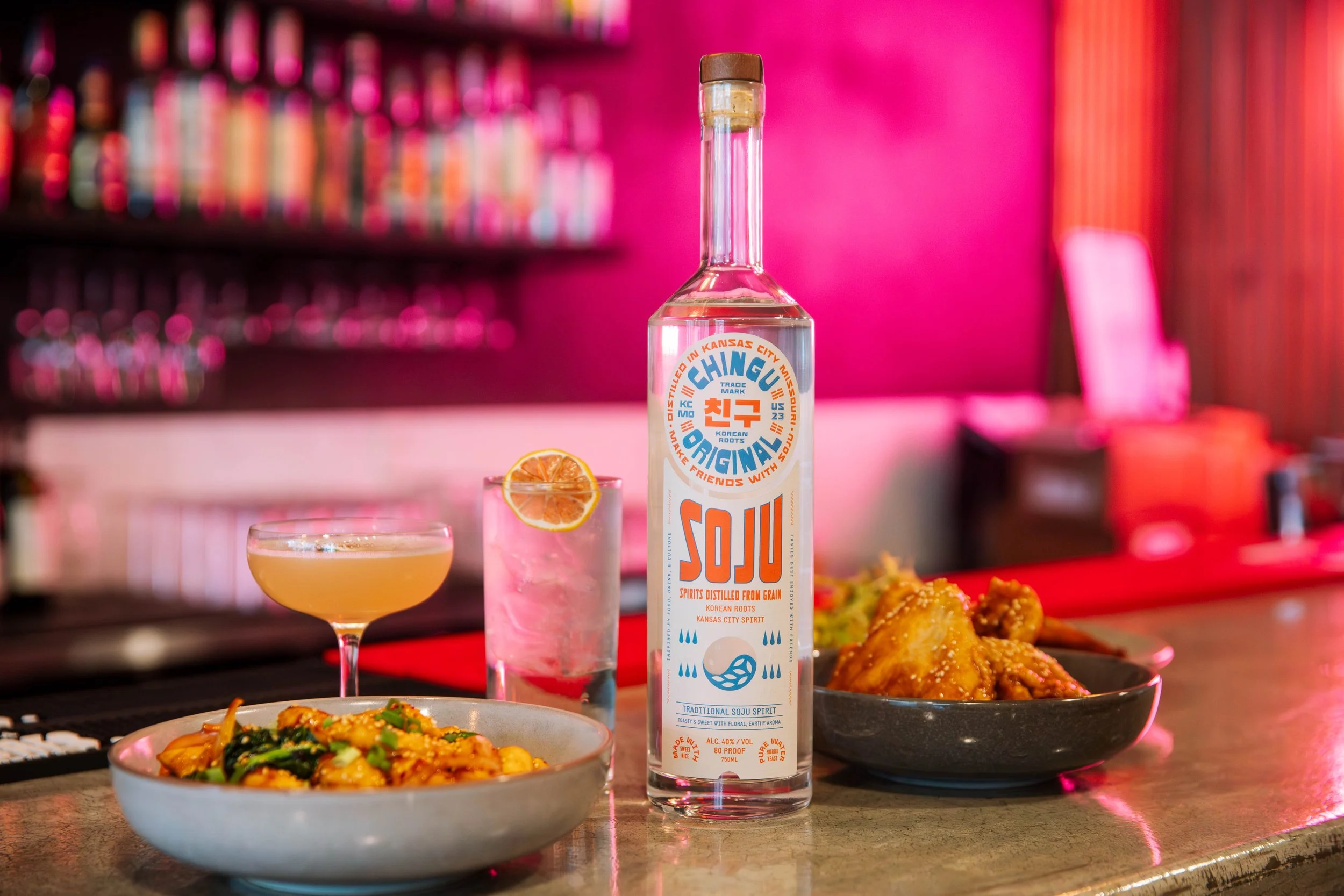 Chingu Soju - Korean spirit distilled in Kansas City