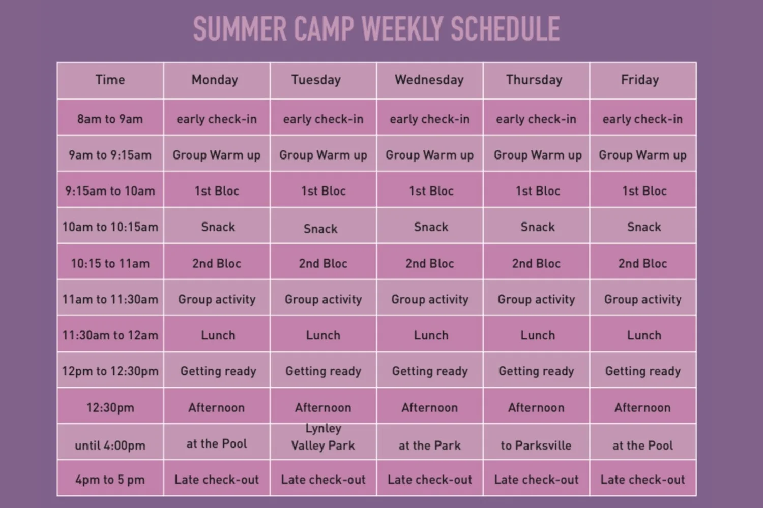 Summer Camp — The Bloc Bouldering
