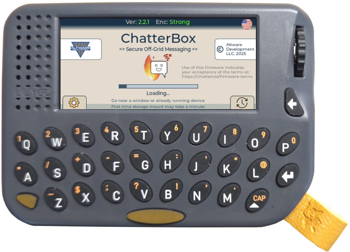 ChatterBox - Secure Off-Grid Mesh Comms