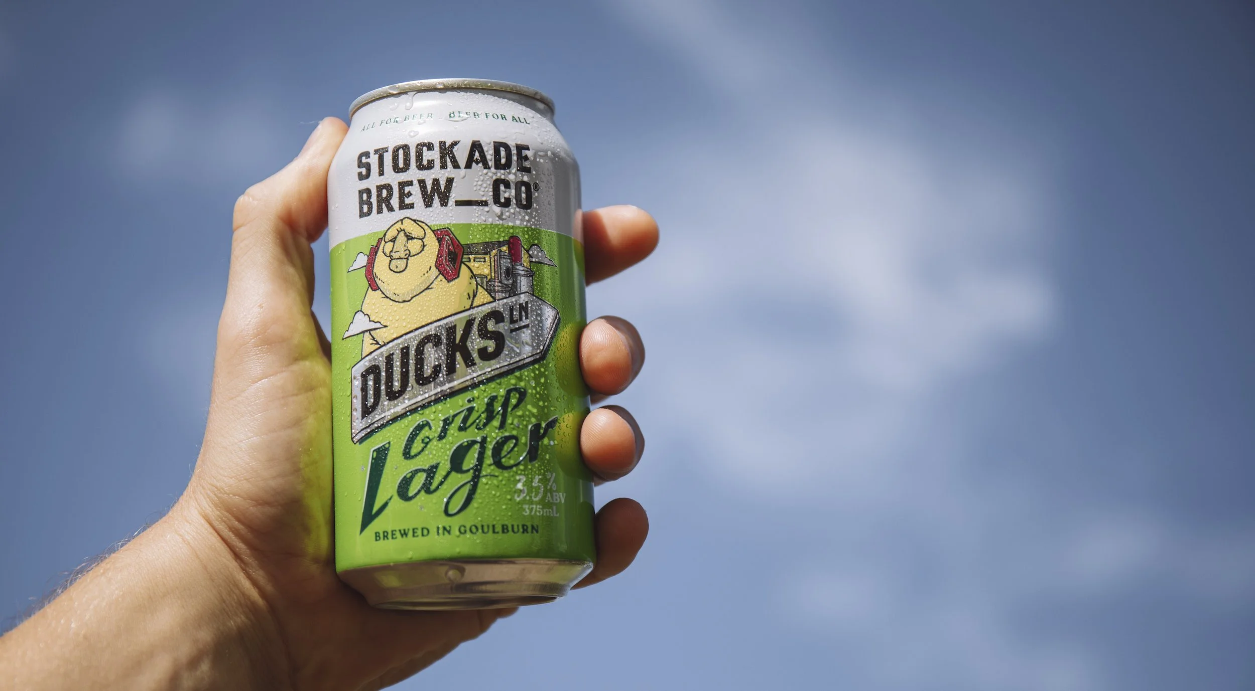 Ducks Lane Crisp Lager — Stockade Brew Co
