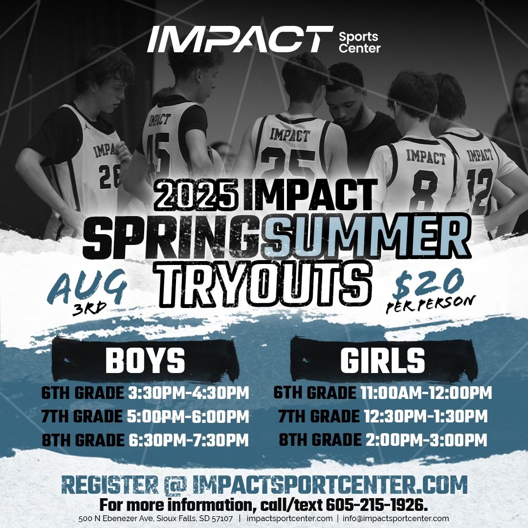 Basketball Tryout Schedules — Impact Sport Center
