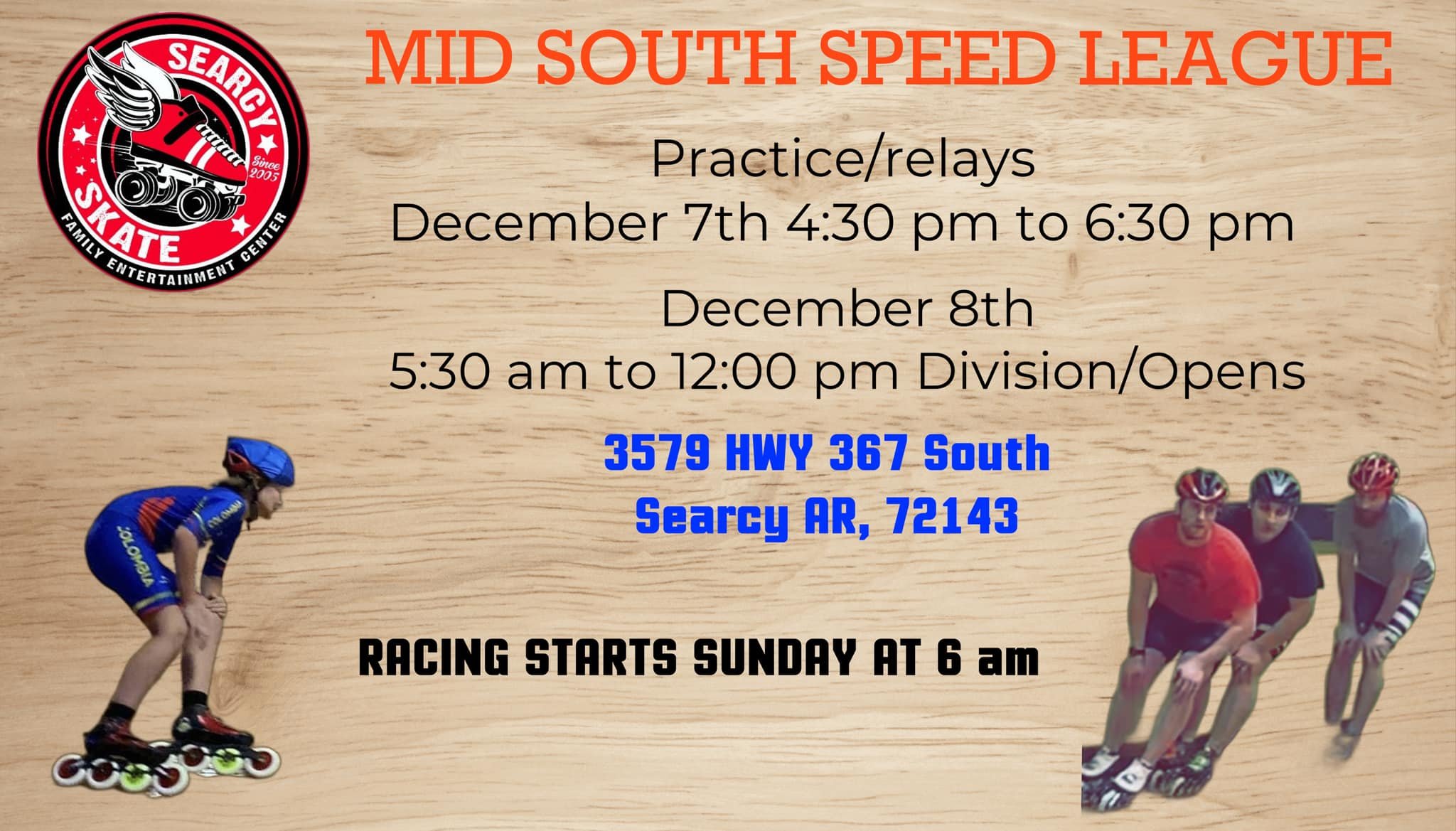 Speed Hub Roller Sports — Inline Speed Skating Events