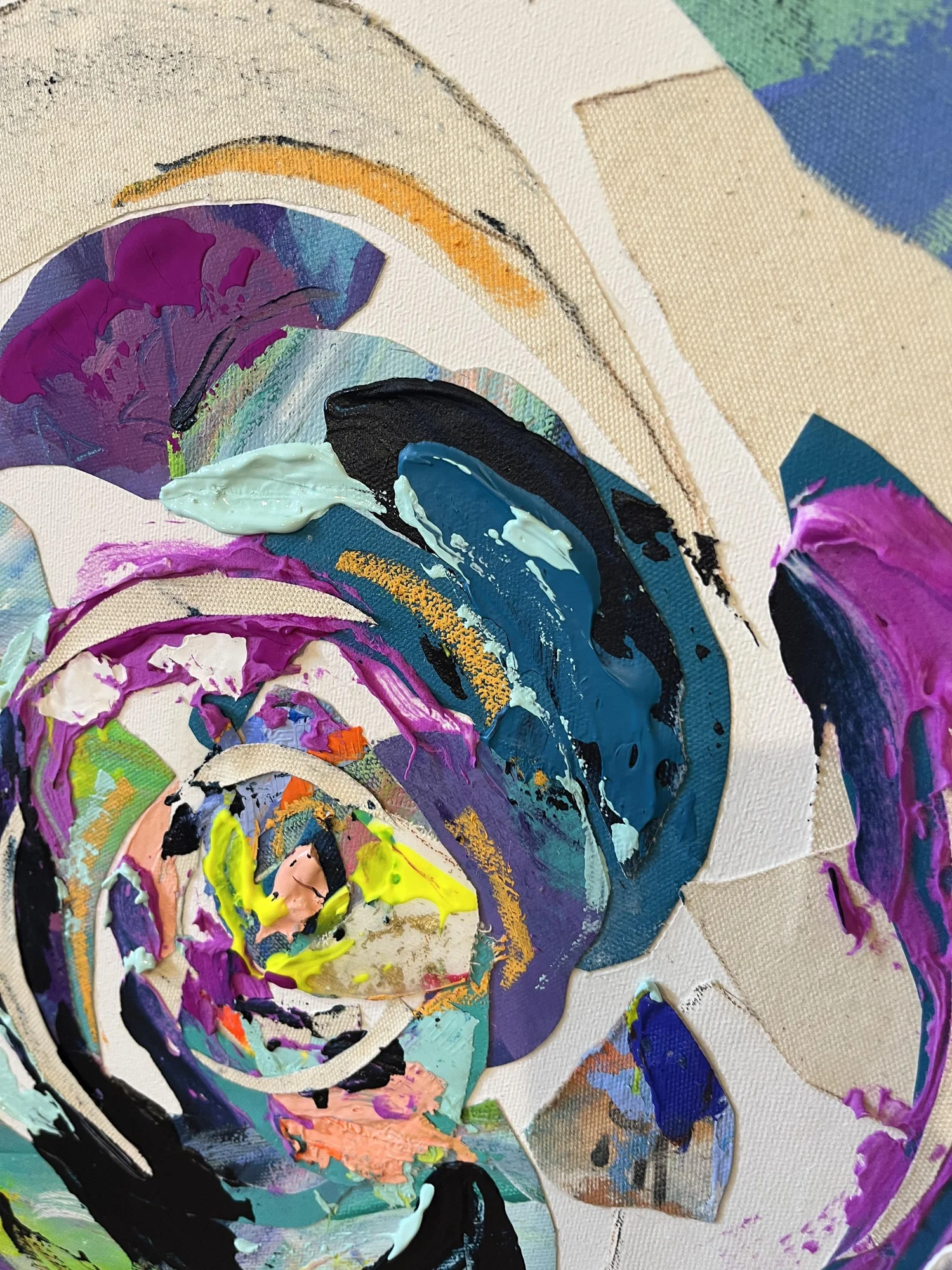 Nabz Art Abstrait Contemporain- Nabz Artiste Peintre Québécoise ...