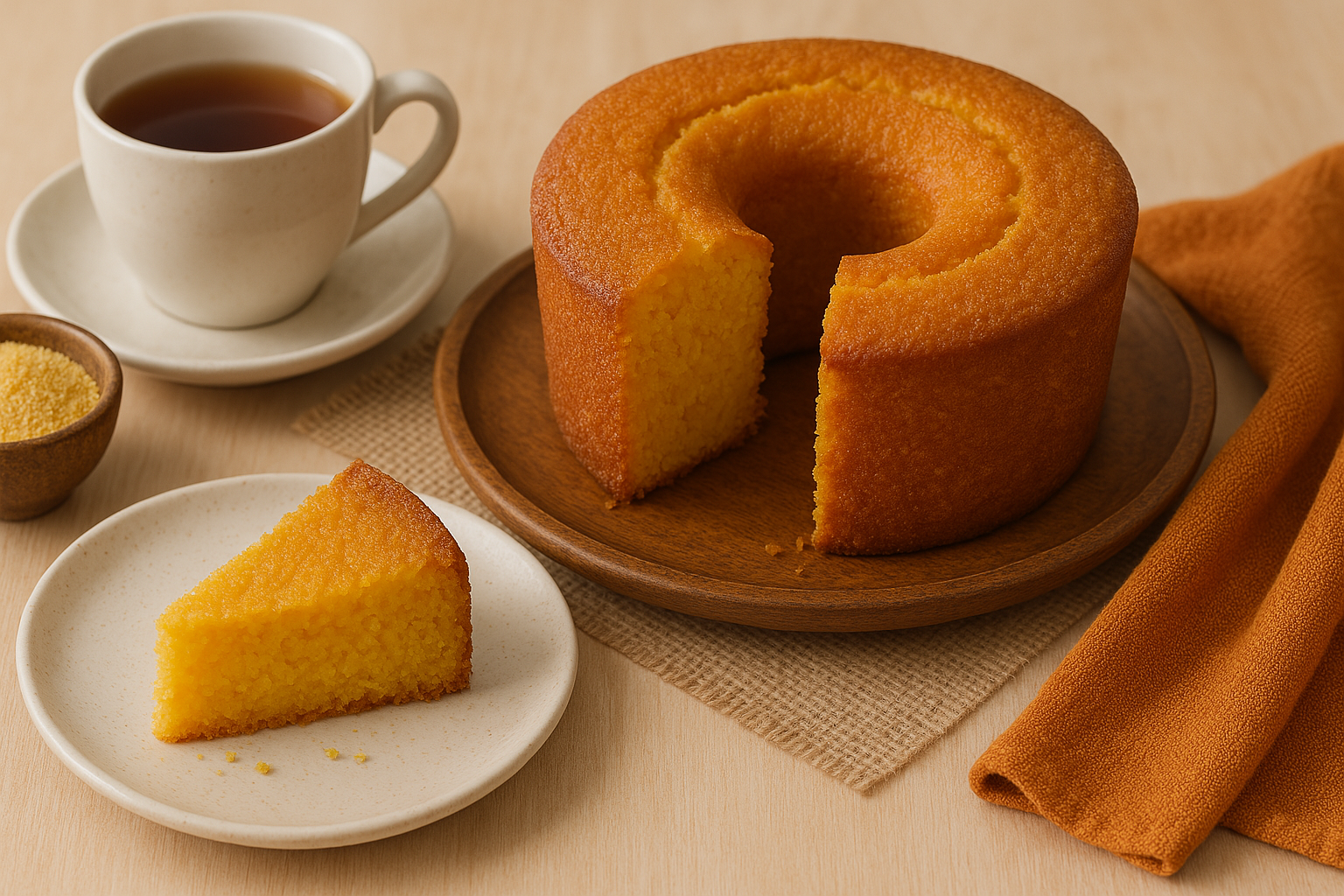 Brazilian Cornmeal Cake — Suzana Duran