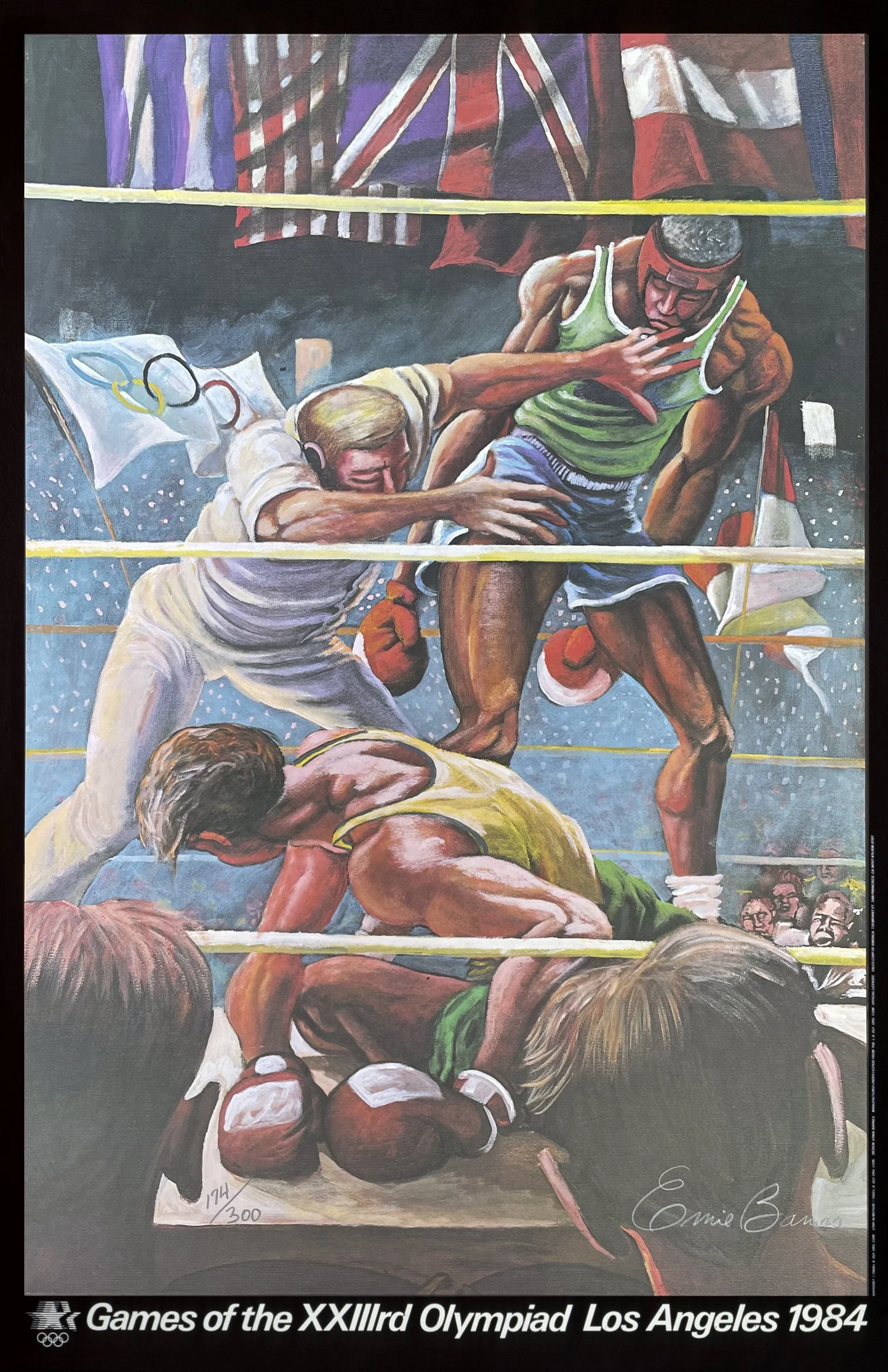 OLYMPIC BOXING – WINNING — Ernie Barnes Official