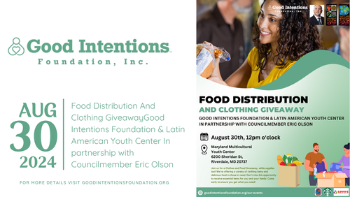 All Our Events — Good Intentions Foundation, Inc.
