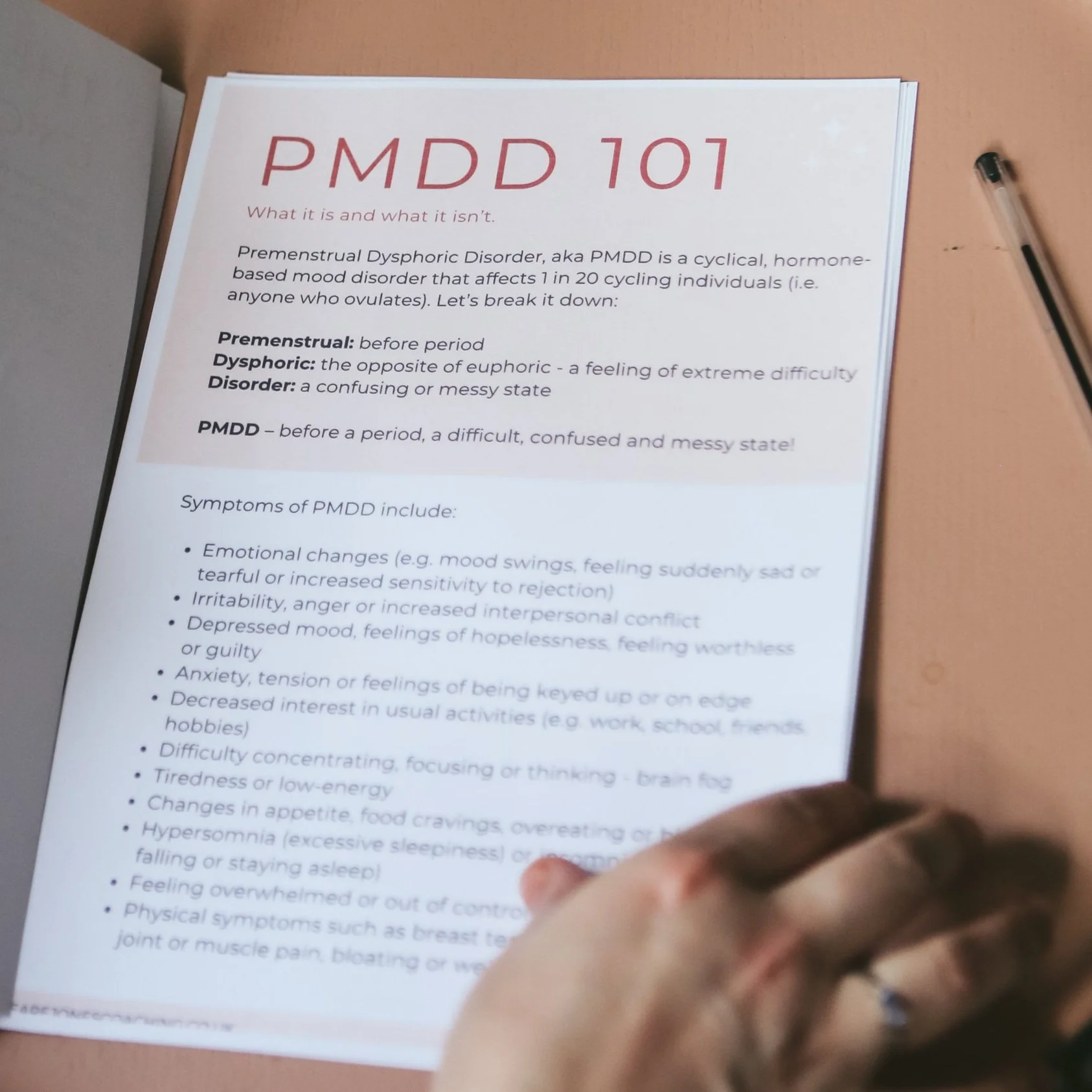 PMDD and Me — Laura Teare-Jones