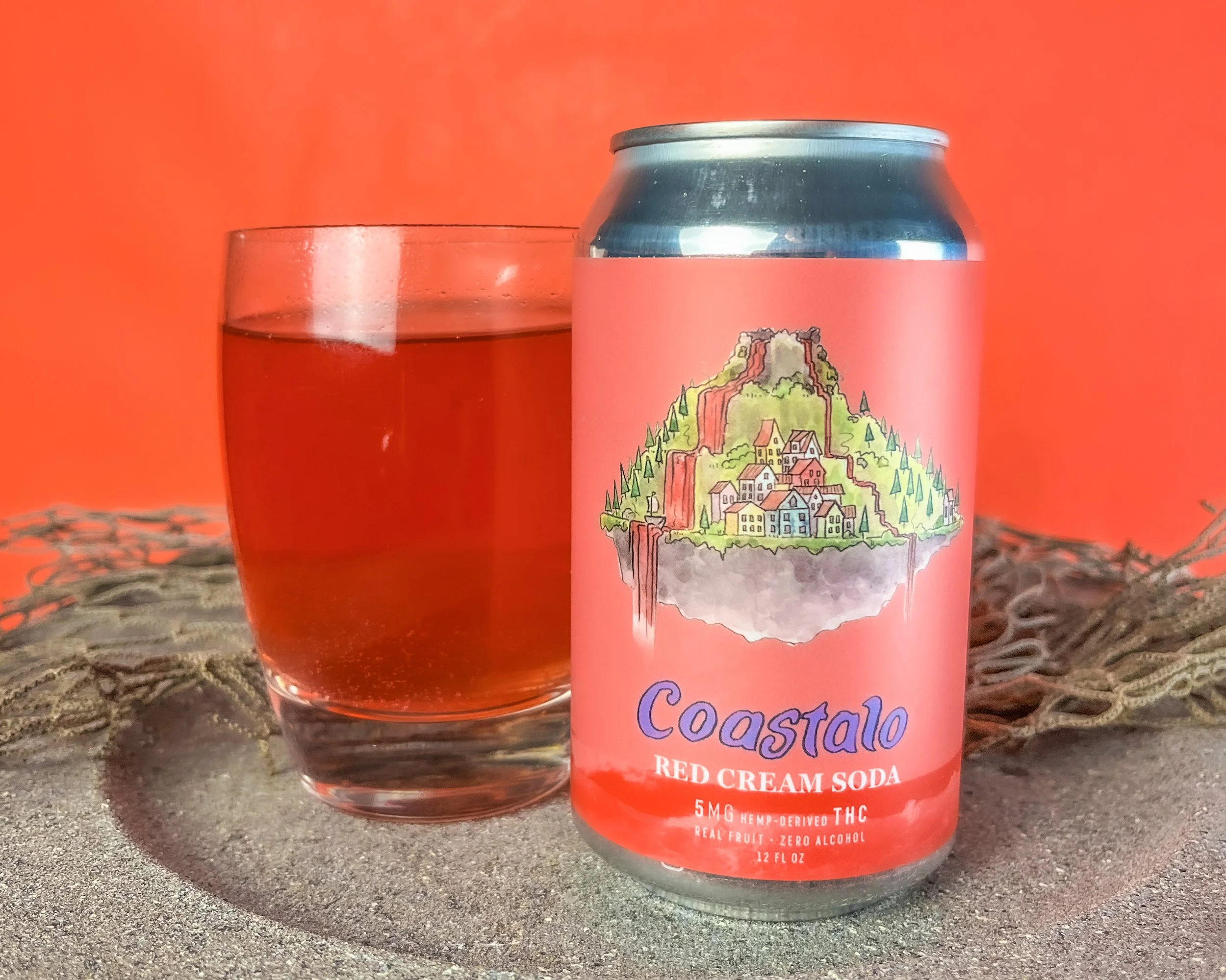 Coastalo - Red Cream Soda (4-pack) — Coastalo - THC Soda (Made with ...