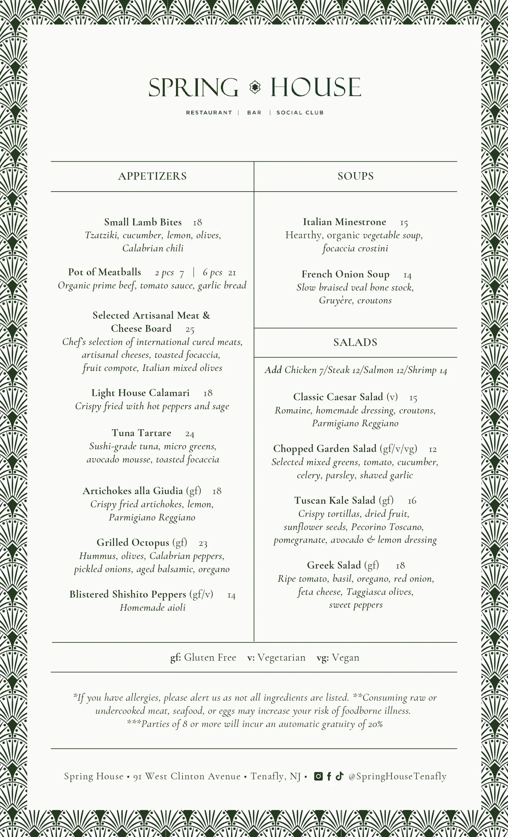 World Class Restaurant & Bar — Spring House