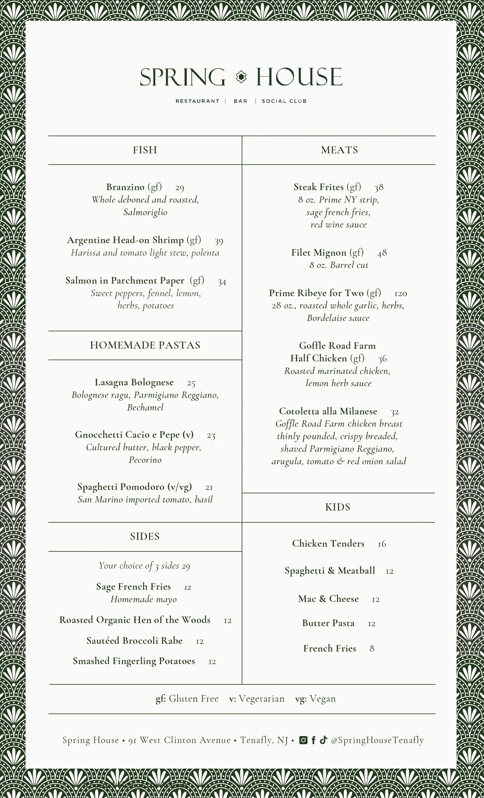 World Class Restaurant & Bar — Spring House