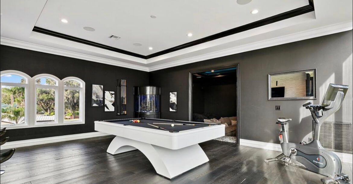 Gridiron Getaway | Man Cave Addition in Lutz, FL — Lindross Remodeling