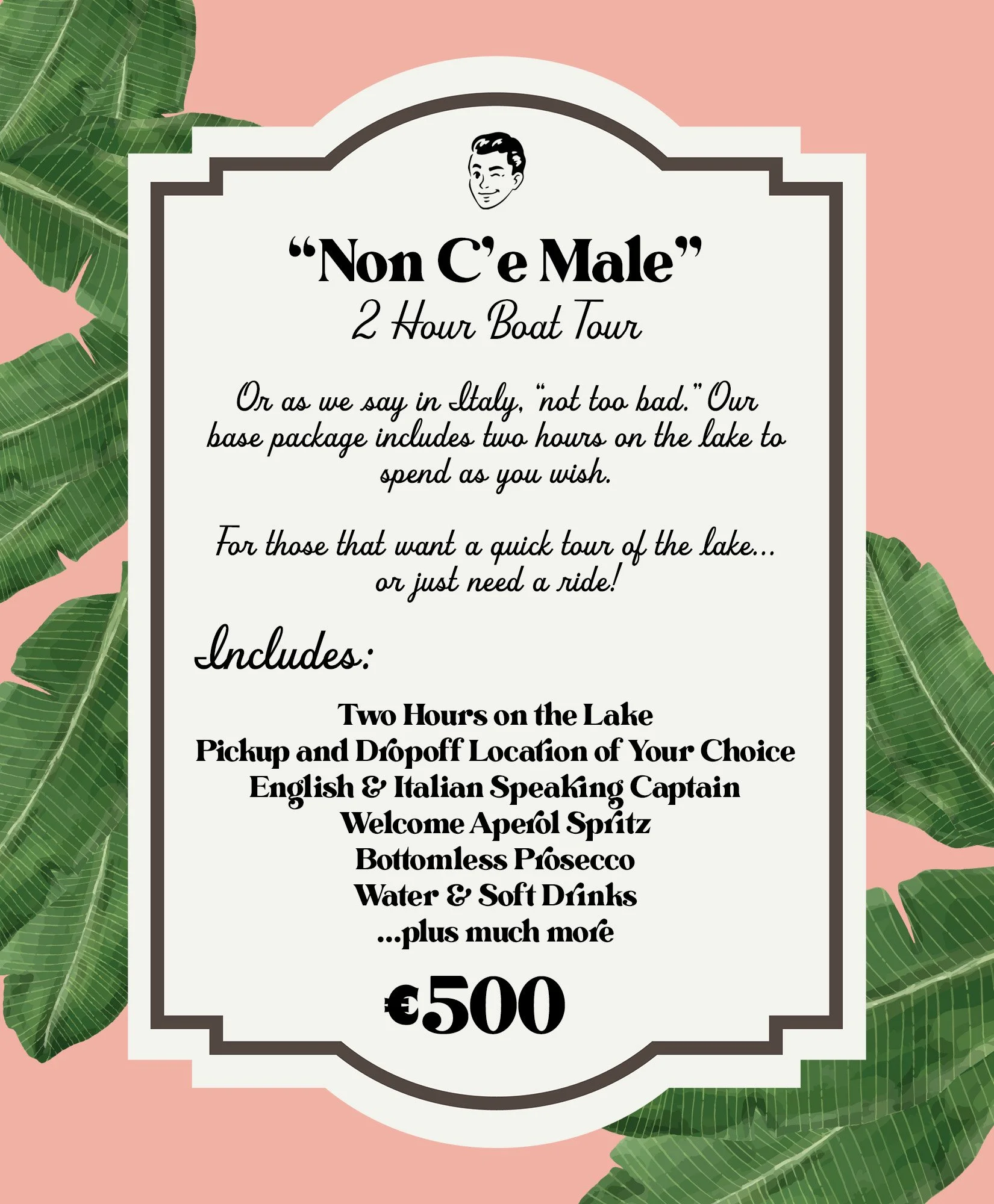 Our Lake Como Tour Options — Franky's On The Lake