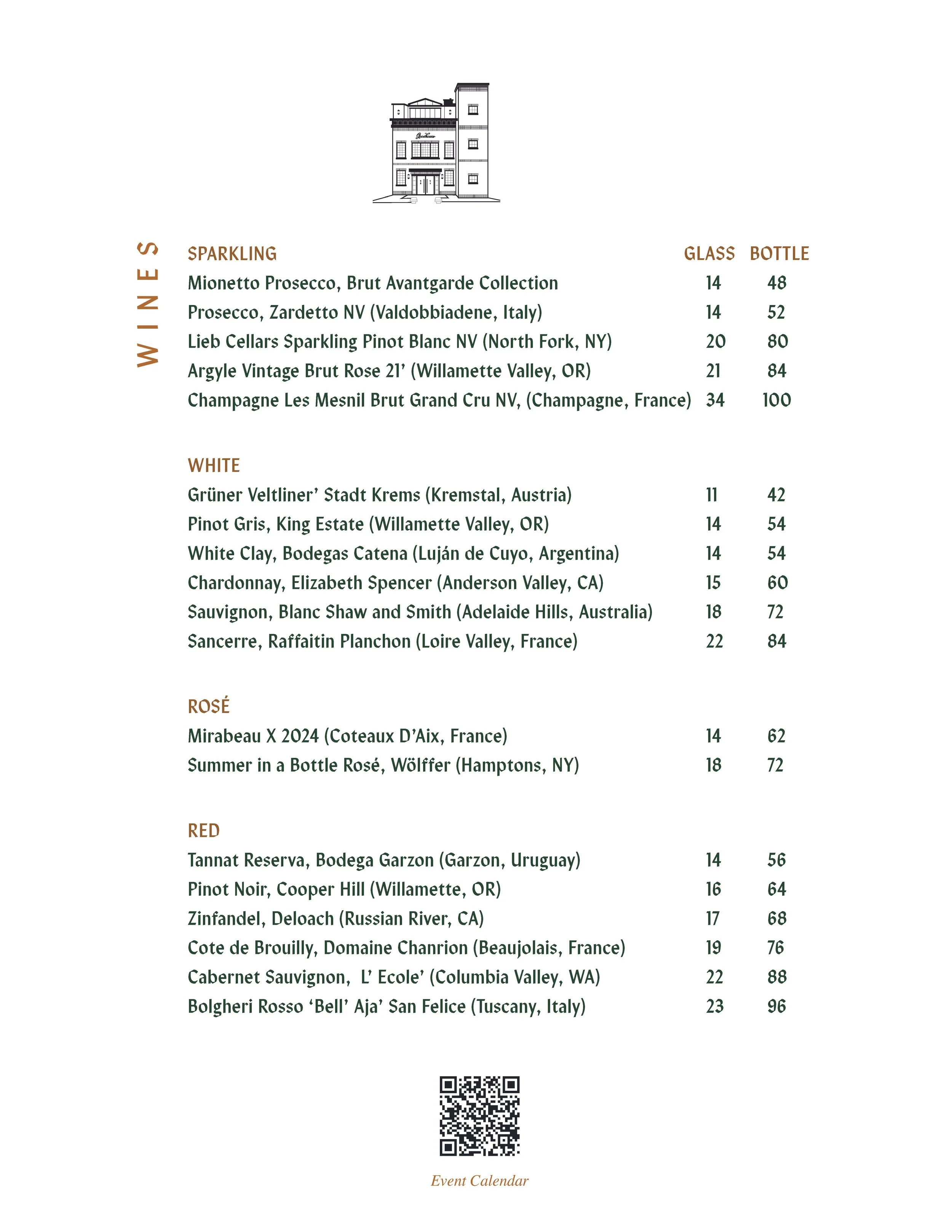 OUR MENU — Goodhouse - Listening Room & Social Club