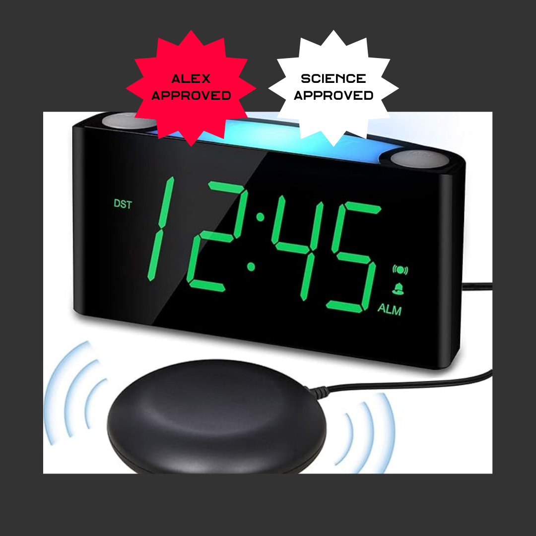 Vibrating Alarm Clock: The Ultimate ADHD Sleep Solution for ...