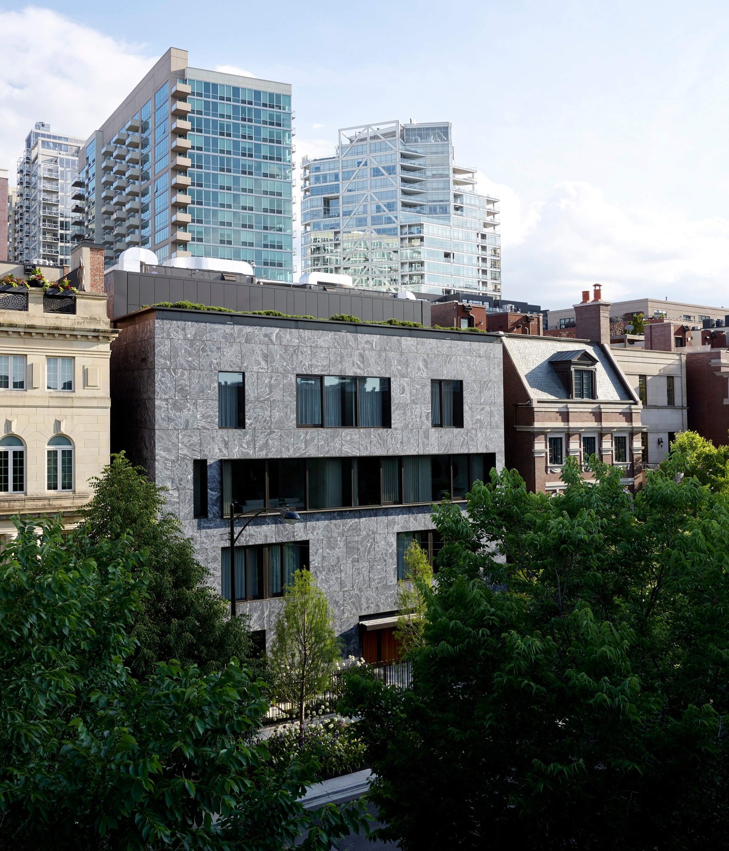 MODERN STONE HOUSE TWO – CHICAGO, ILLINOIS — KADLEC Architecture ...