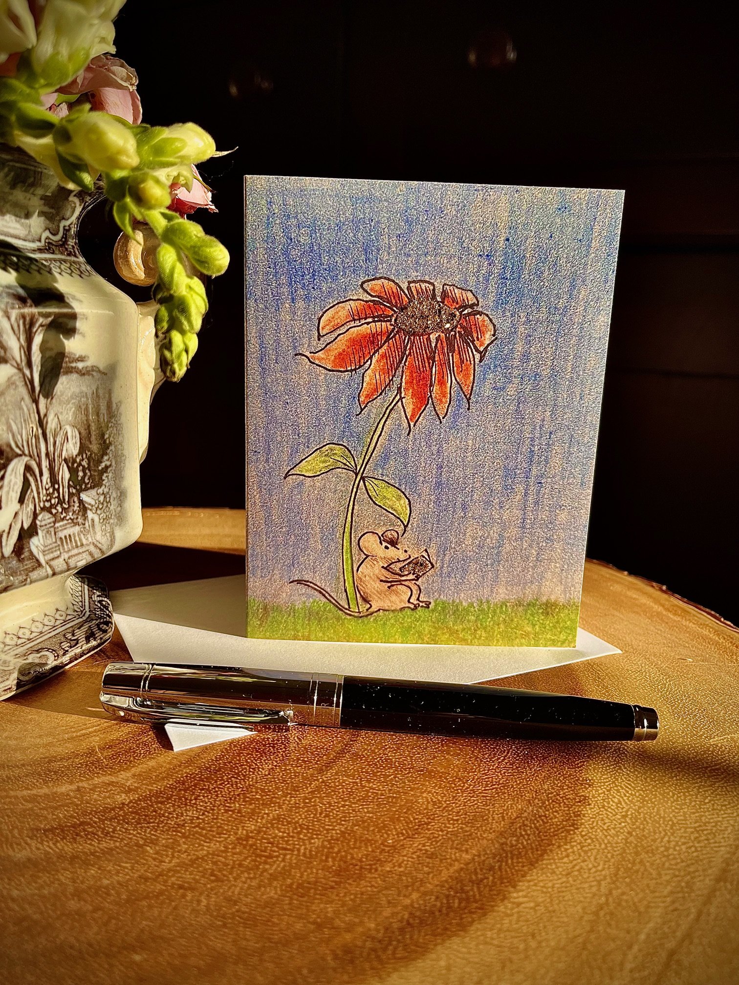 Nicholas the Mouse card — mary draper design