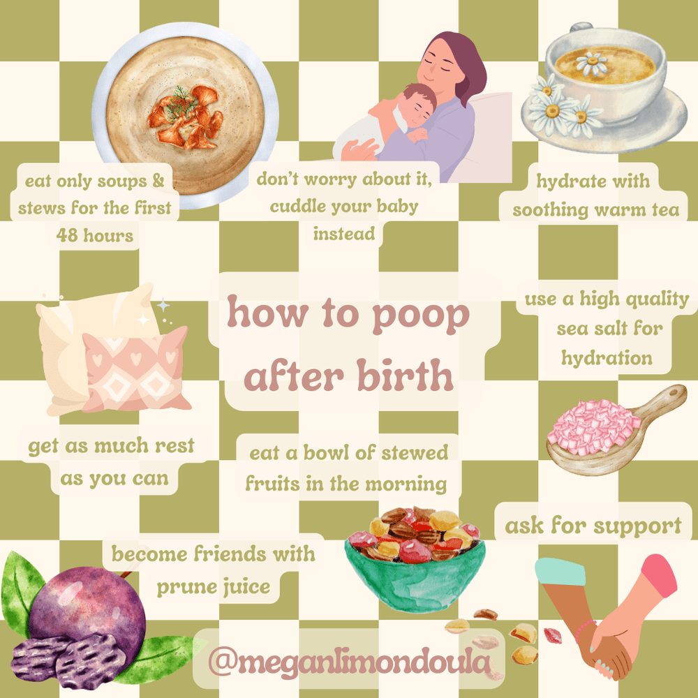 How to Poop After Birth Guide