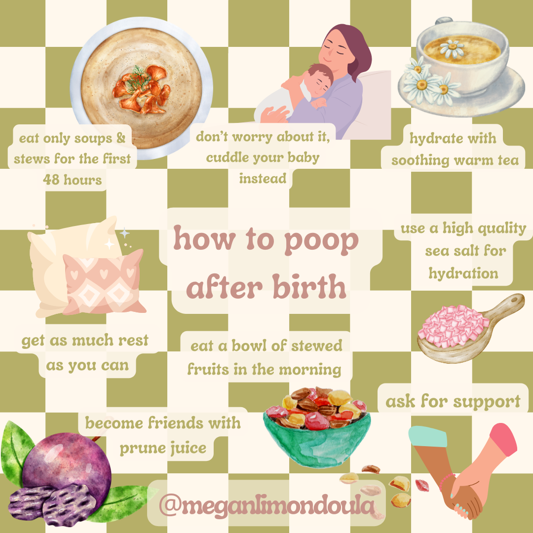 How to Poop After Birth Guide