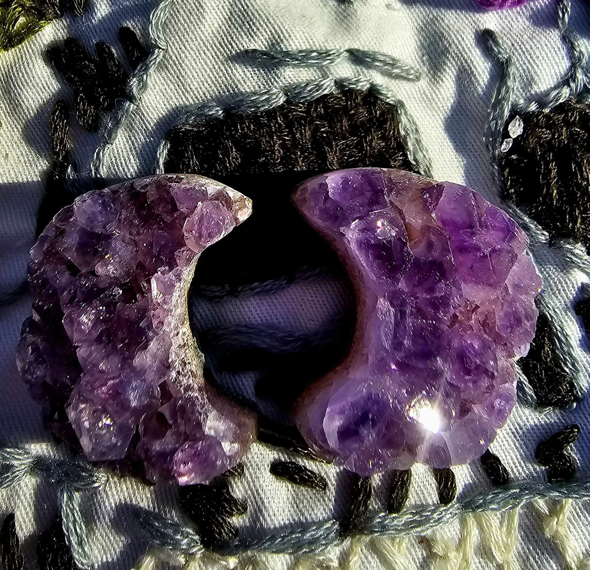Amethyst Moon Cluster (Drilled) - Medium — The Craft Shoppe - a ...
