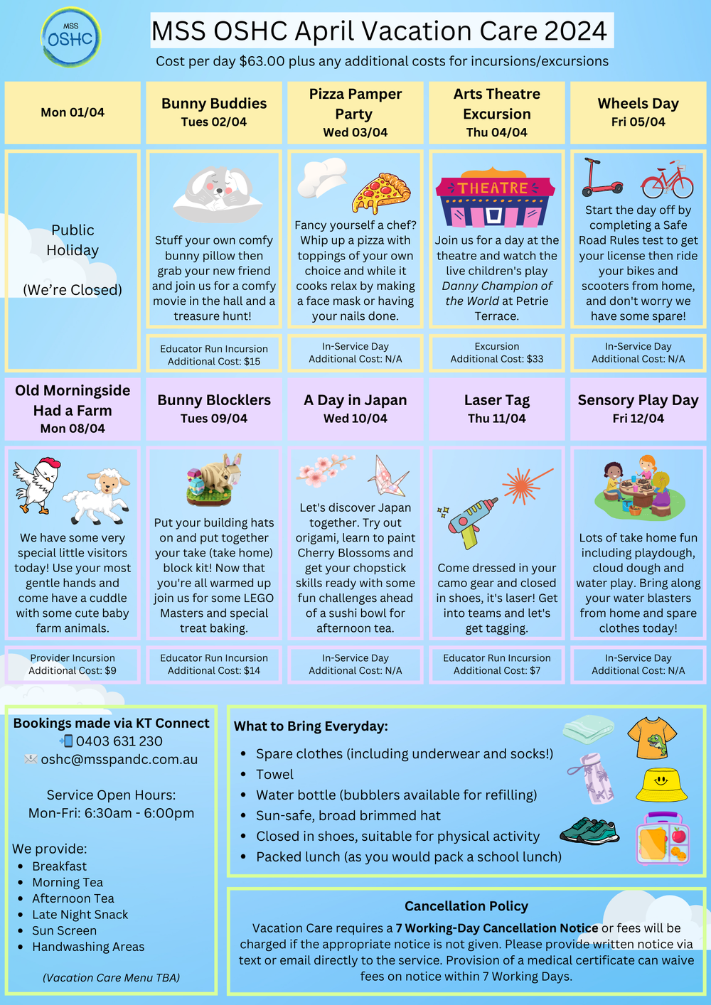 Vacation Care — MSS OSHC