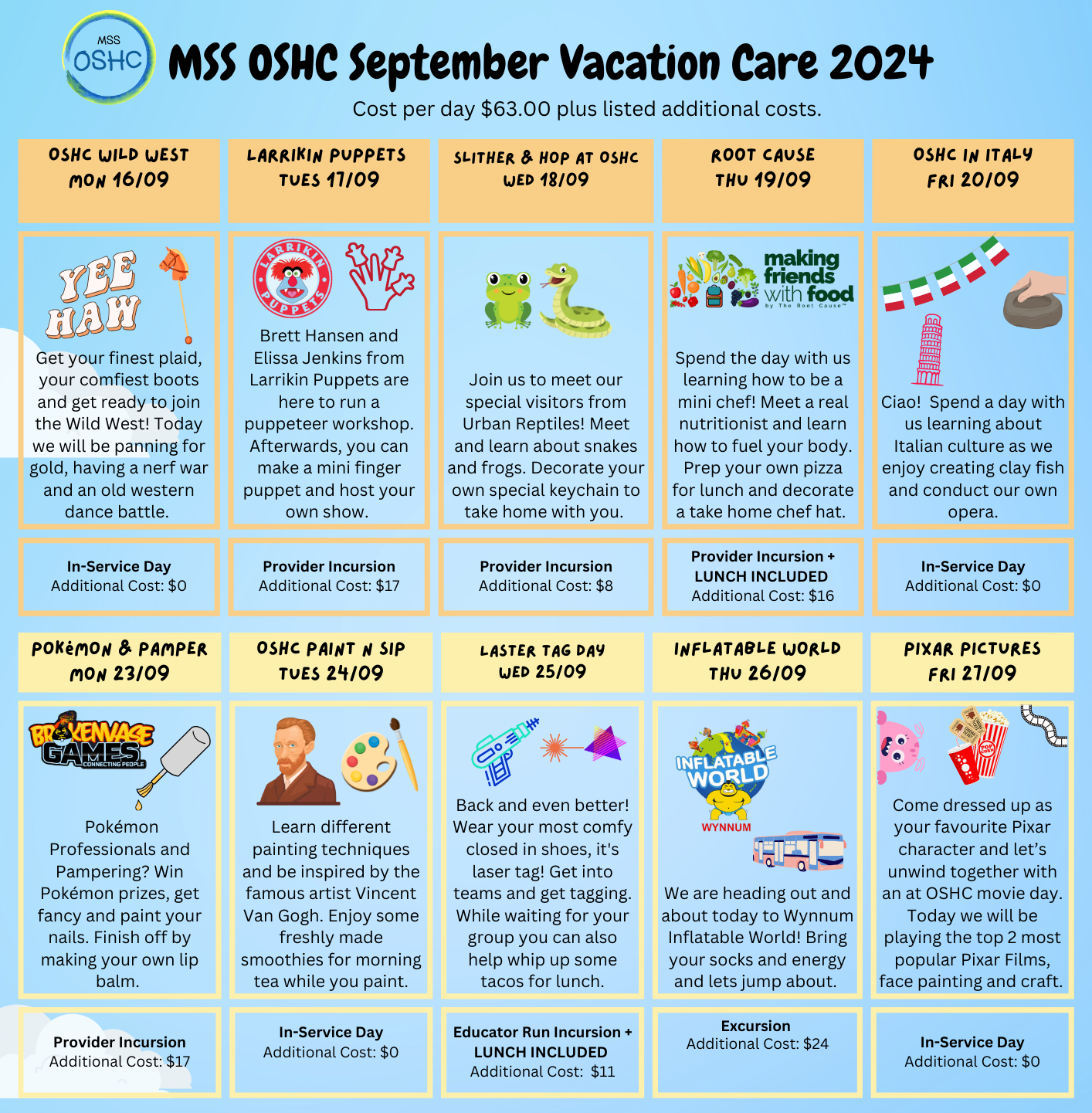 Vacation Care — MSS OSHC