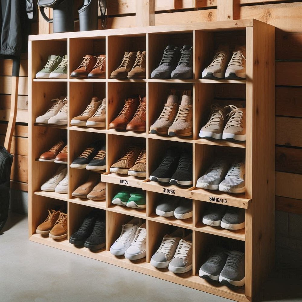 15 Smart Garage Shoe Storage Ideas