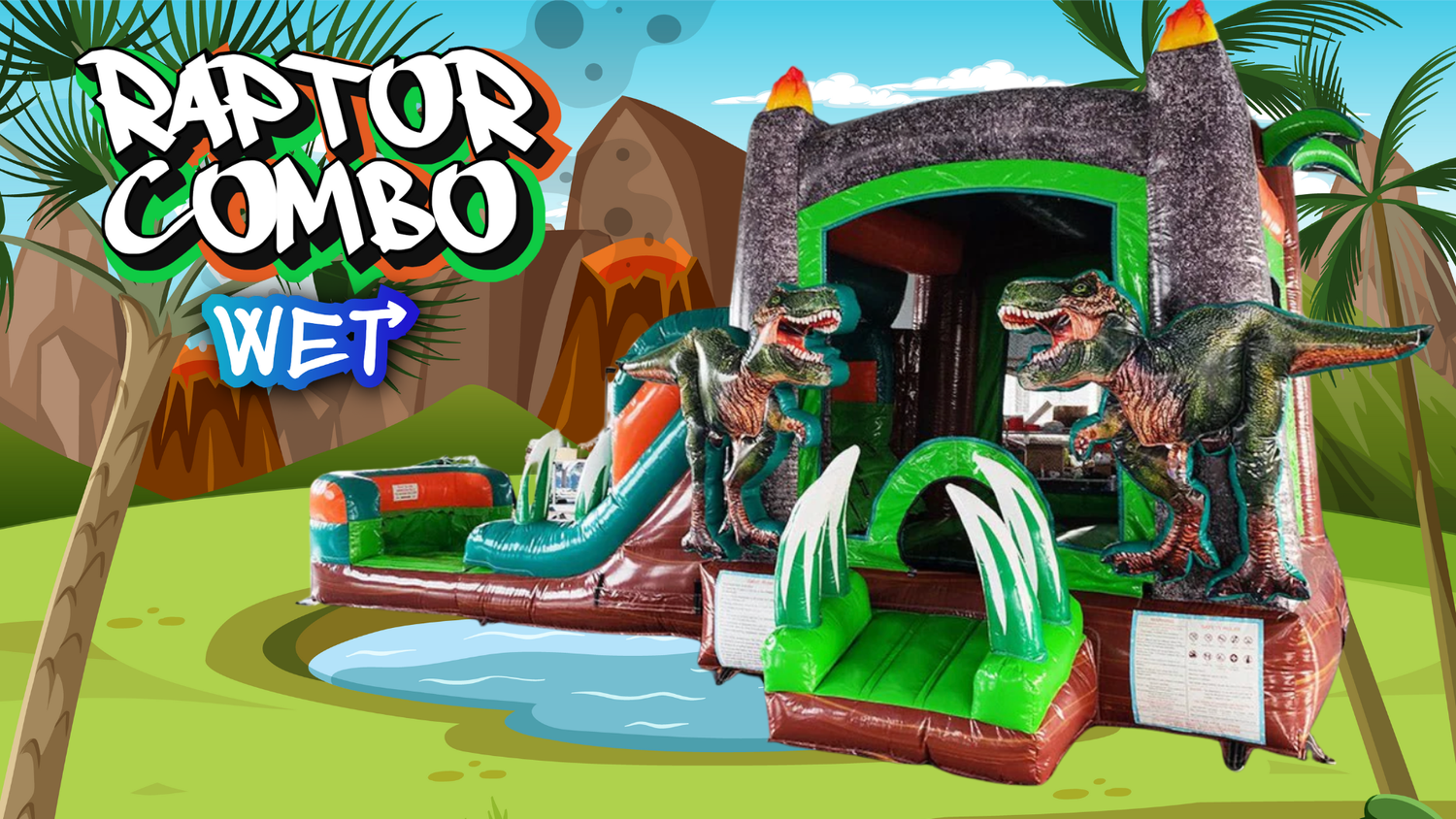Raptor Combo Wet — Bounce & Blast