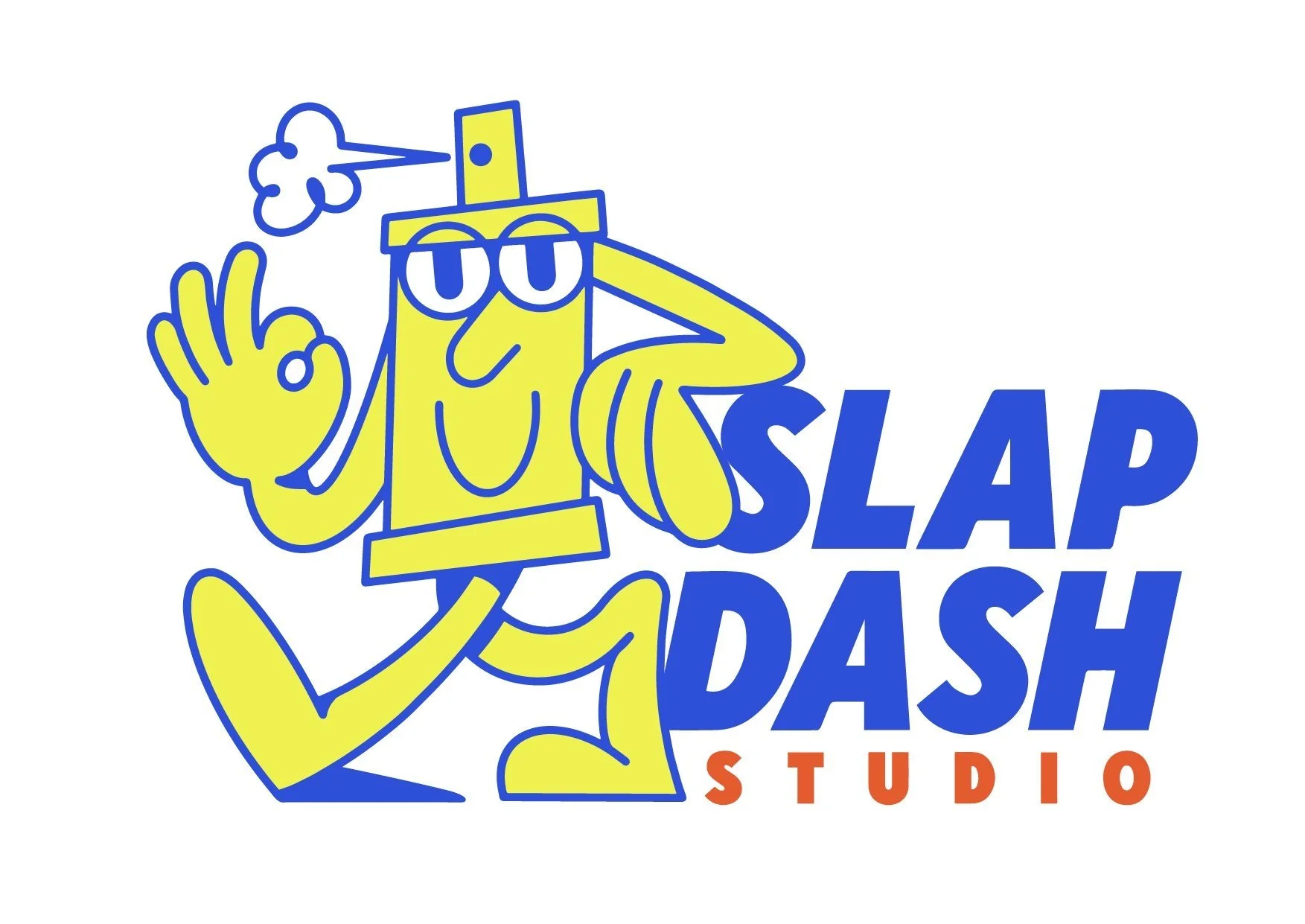 Slapdash Studio. Hand painted advert