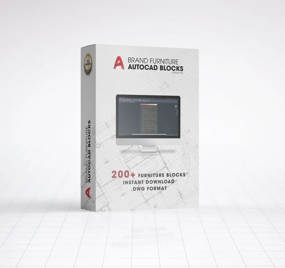 Ultimate AutoCAD Blocks BUNDLE — Chique Nest