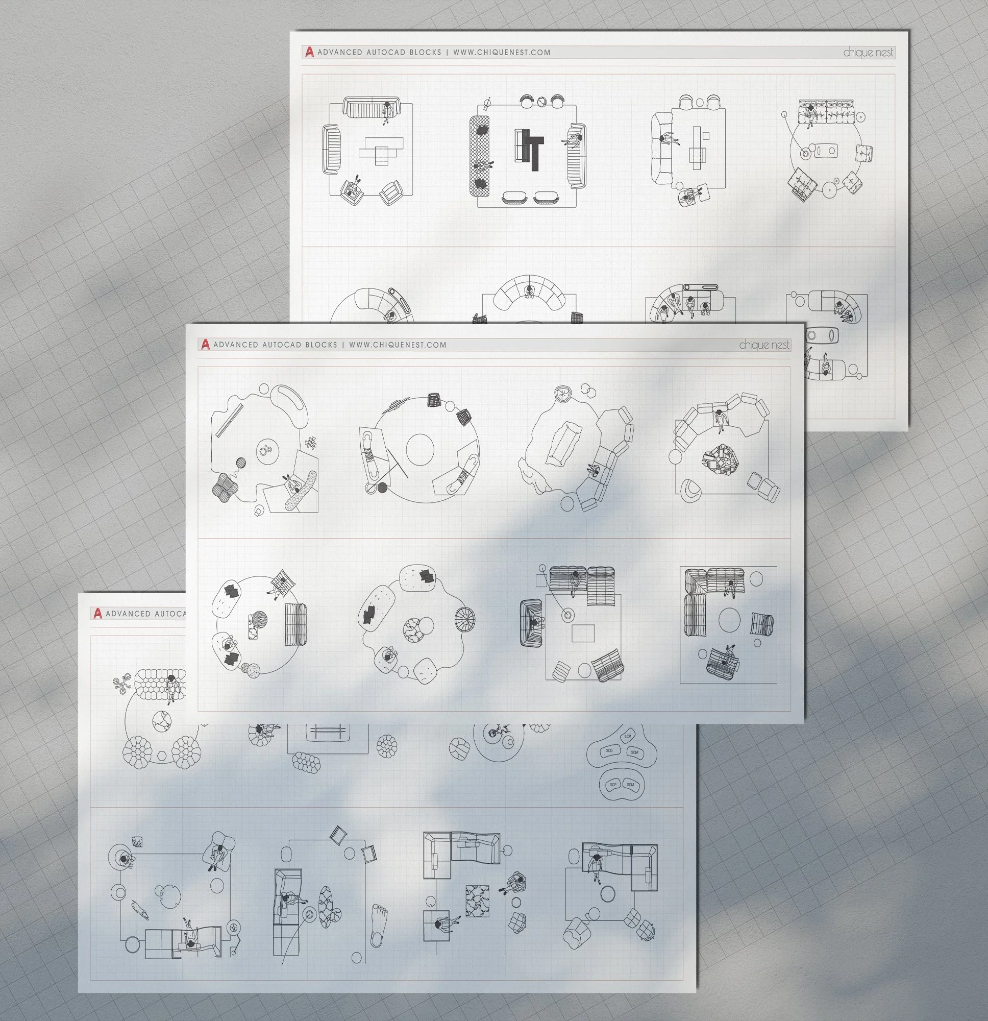 Ultimate AutoCAD Blocks BUNDLE — Chique Nest