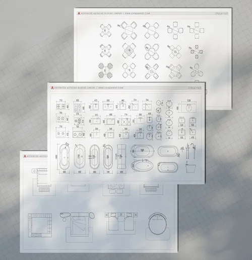 Ultimate AutoCAD Blocks BUNDLE — Chique Nest