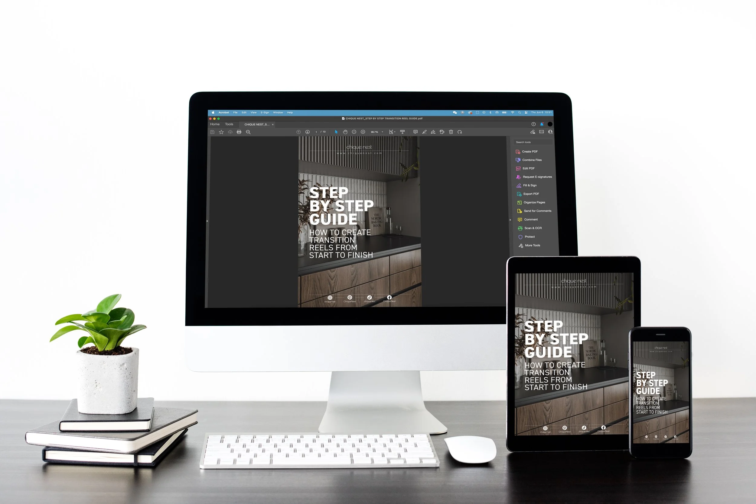 Step By Step Transition Reel Guide — Chique Nest