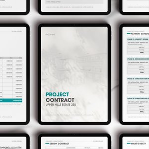 Interior Design FEE Proposal Template — Chique Nest