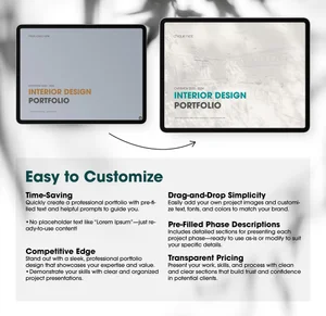 Interior Design FEE Proposal Template — Chique Nest