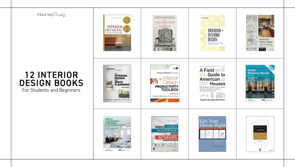 Go-to Interior Design Books — Chique Nest