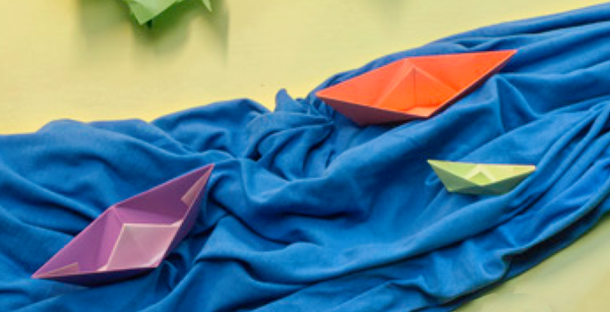 Papier-Schiff falten — Kinderhomepage kiki.ch