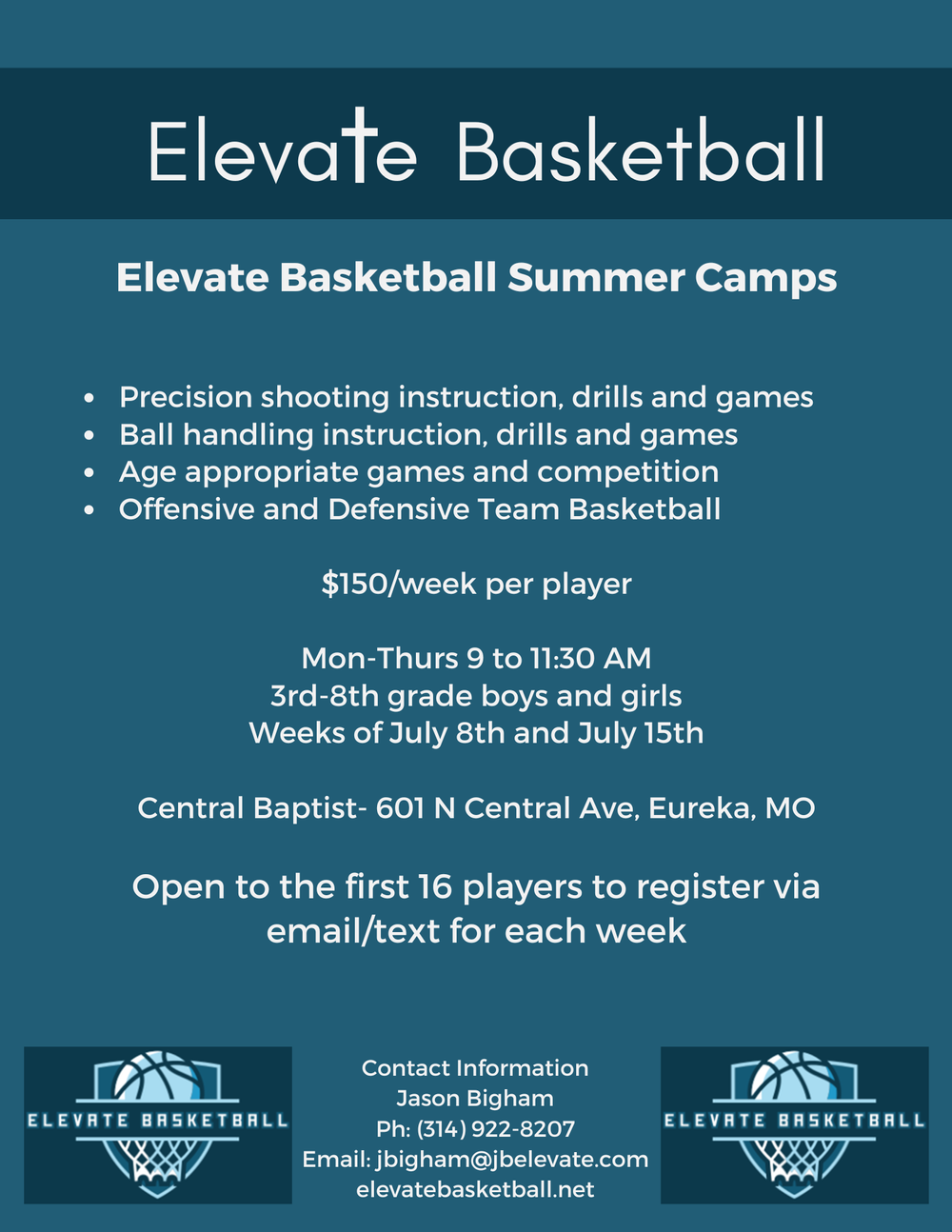 Summer Camps — Elevate Basketball