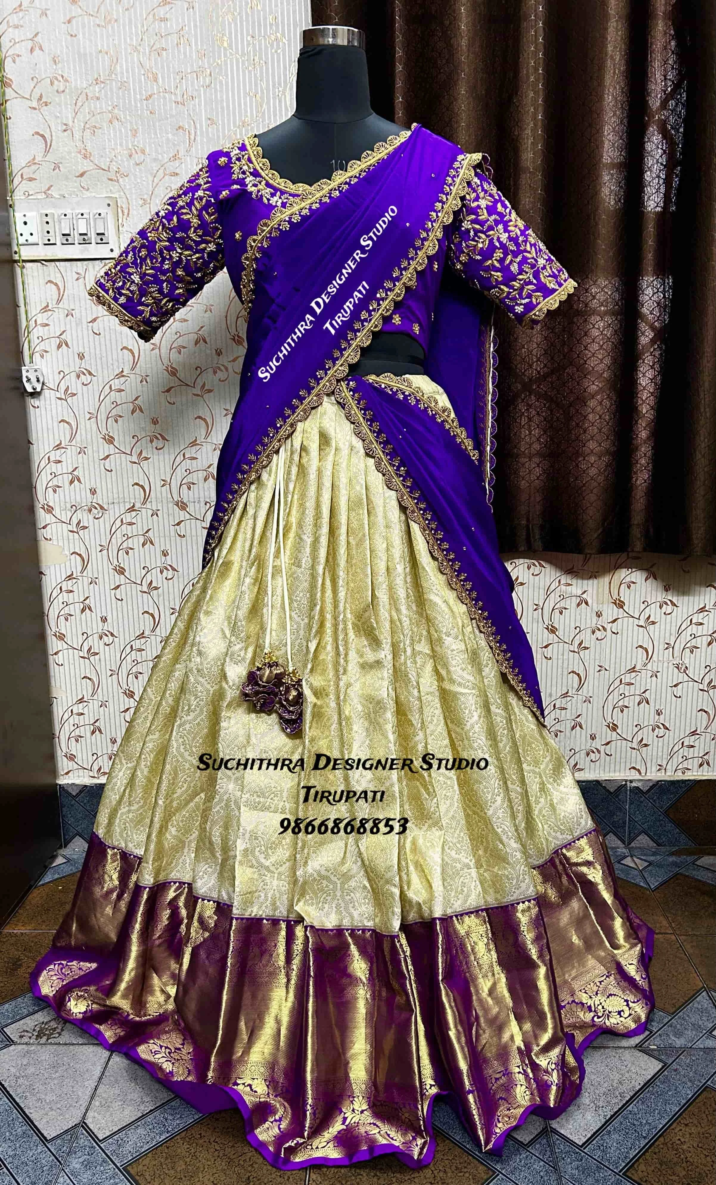 Half Sarees in Tirupati — Suchithra Designer Studio