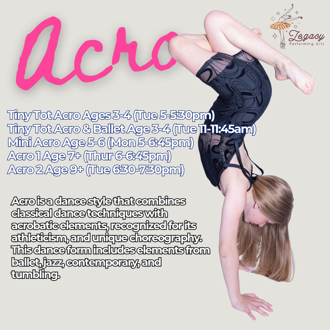 Dance Classes — Legacy Performing Arts