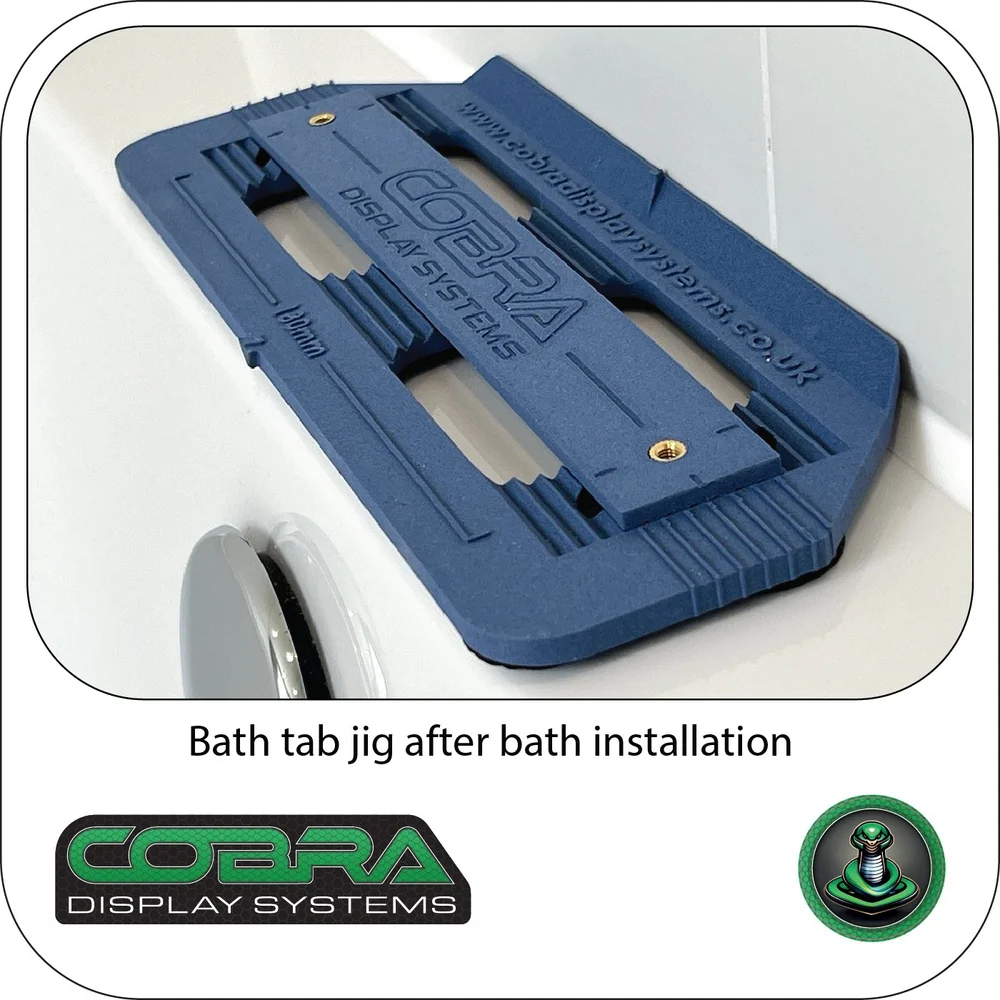 bath tap jig — Cobra Display Systems