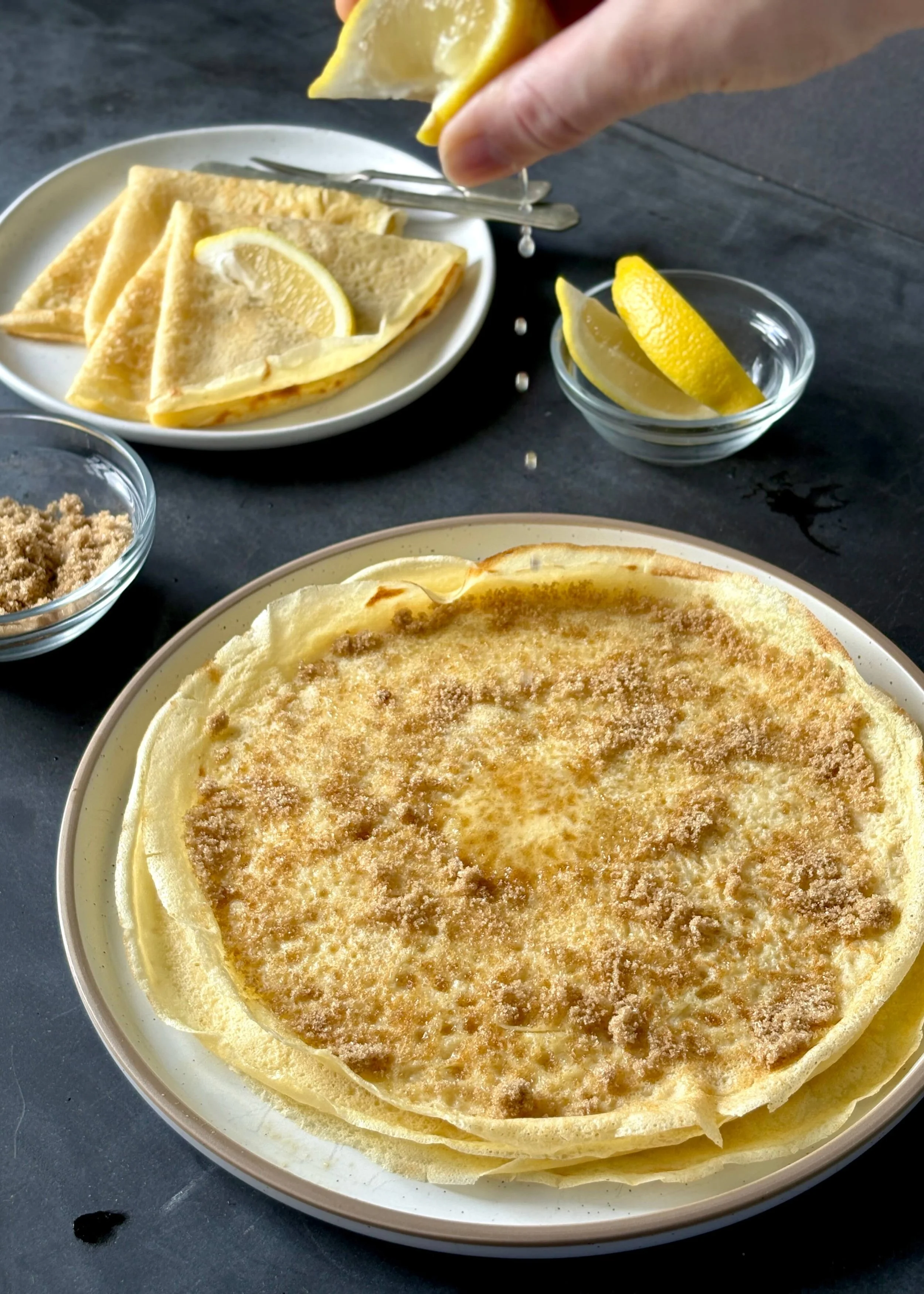 Easy Dairy-Free Lemon Sugar Crepes - Quick & Light Recipe — Goodness to ...