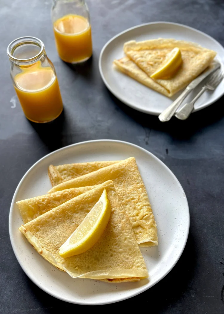 Easy Dairy-Free Lemon Sugar Crepes - Quick & Light Recipe — Goodness to ...