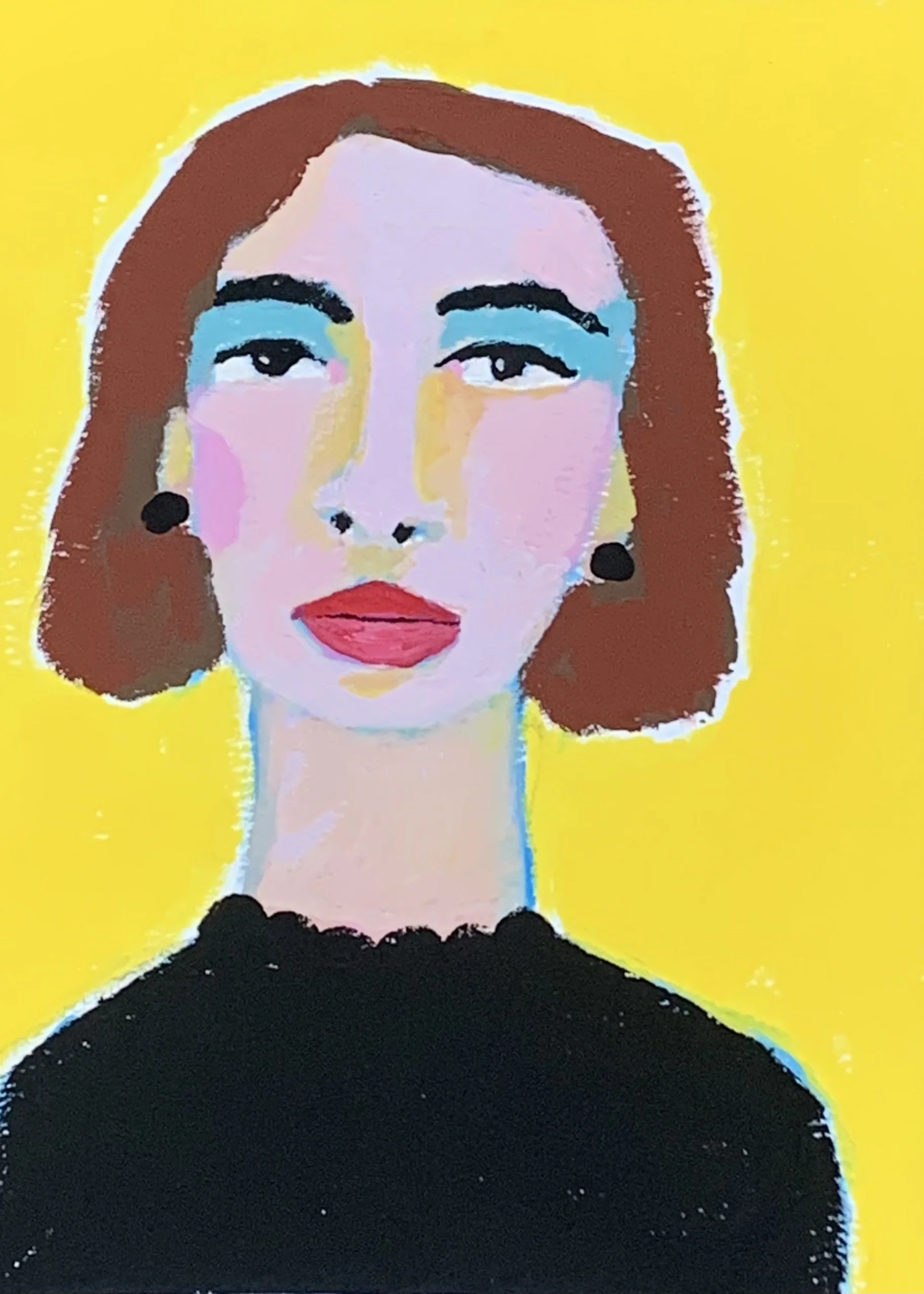 More Than Meets The Eye Portrait Painting By Sherri Allen Sherri