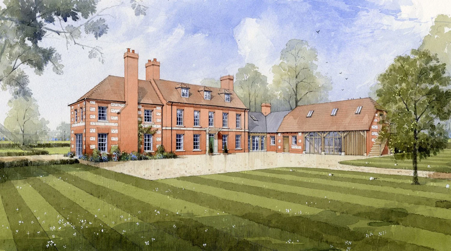 A Gentrified Farmhouse In A Picturesque Setting