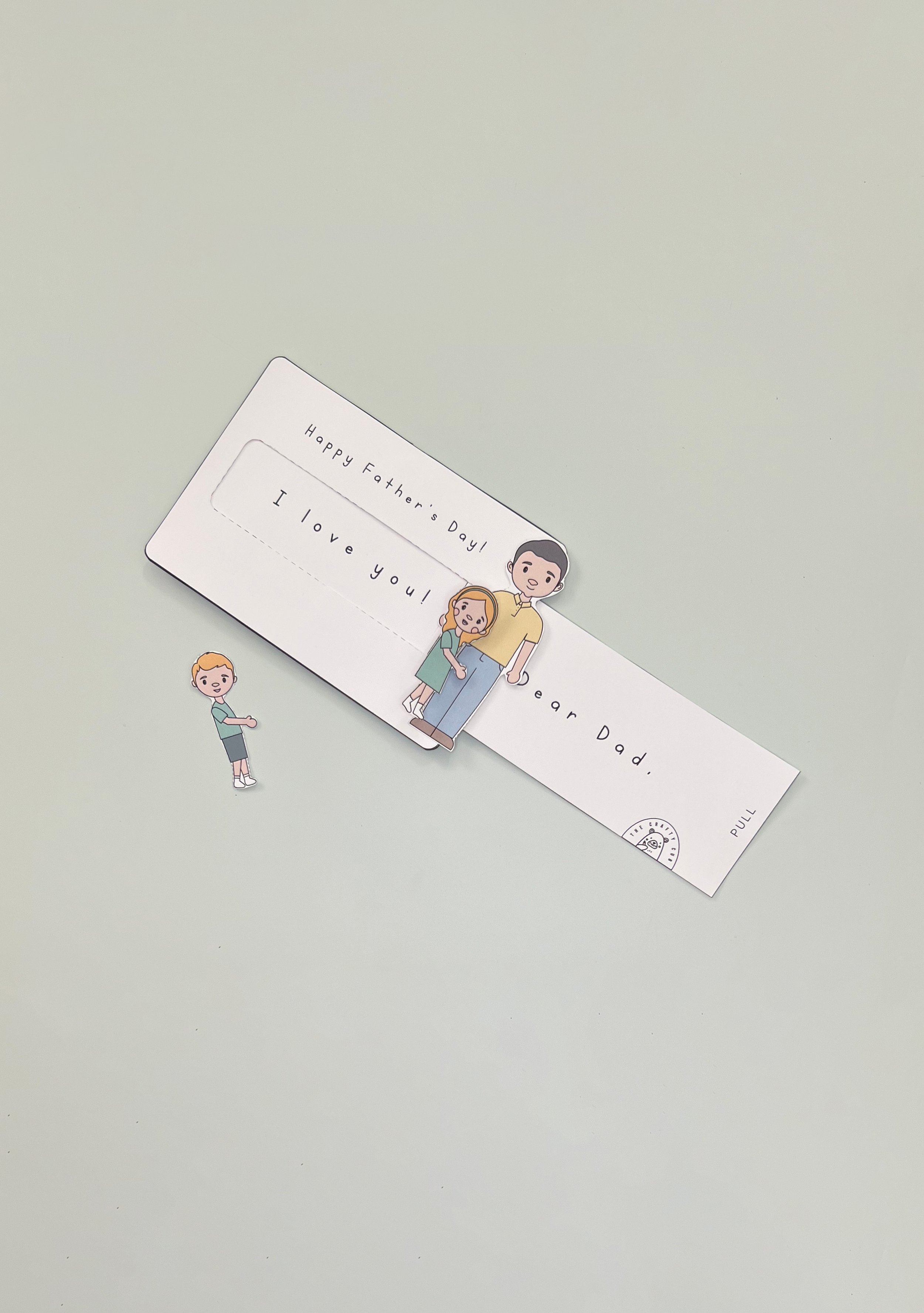Father's Day Pull Card — The Crafty Cub