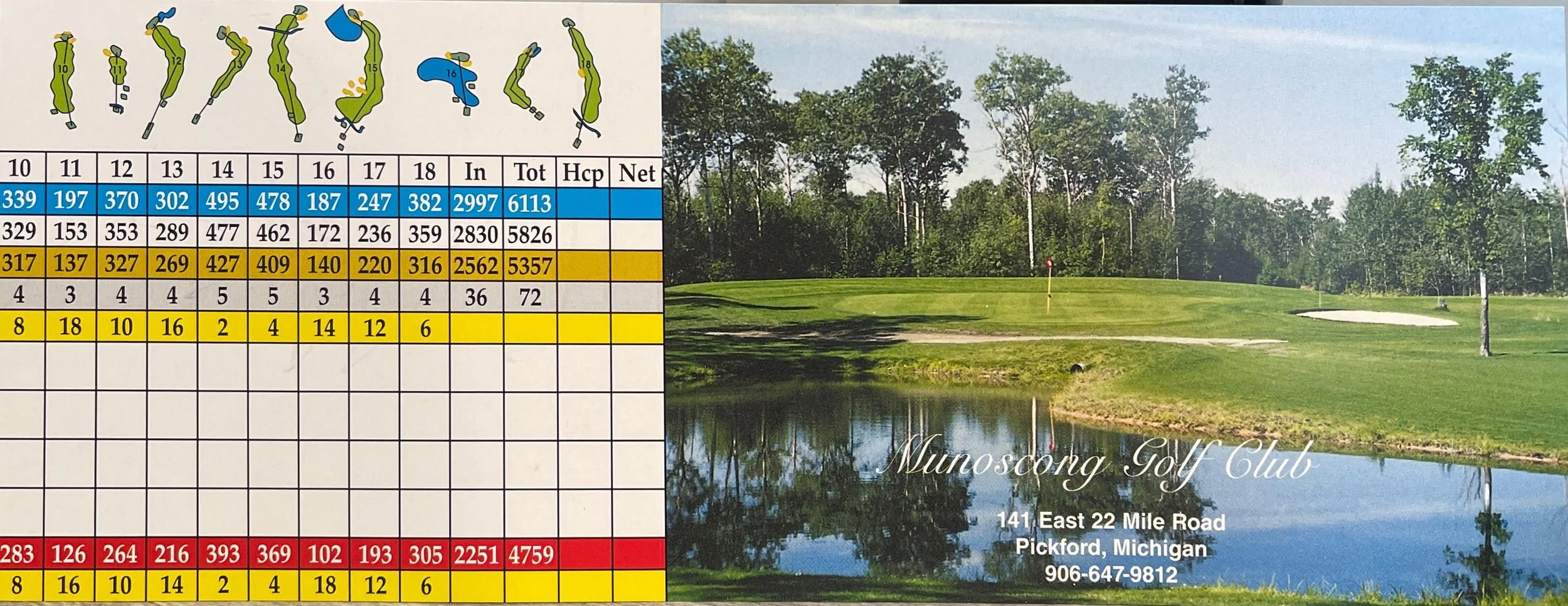 Course — Munoscong Golf Course
