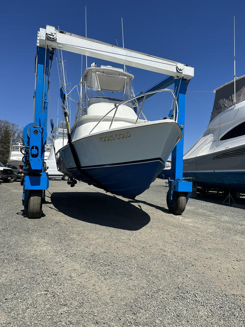 15-Ton Travel Lift — Johnson's Brothers Boat Works